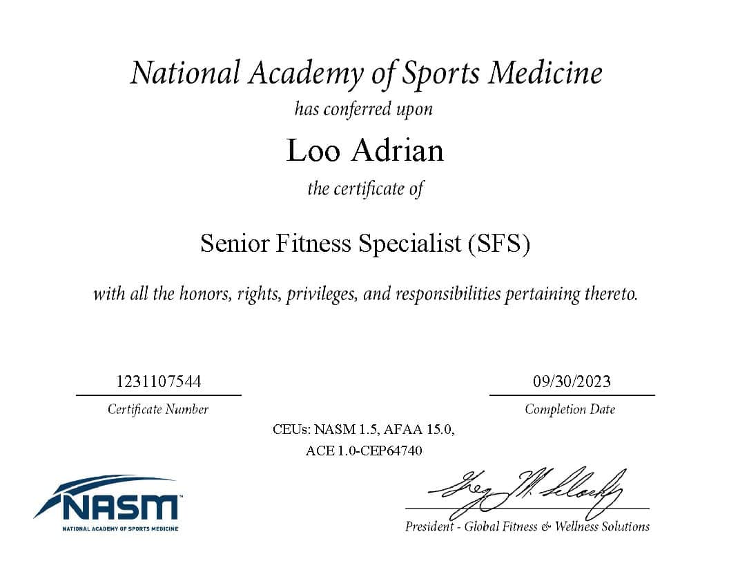 Qualifications - LiveActive Fitness